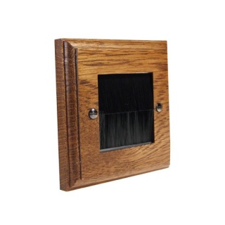 Medium Oak Switches & Sockets