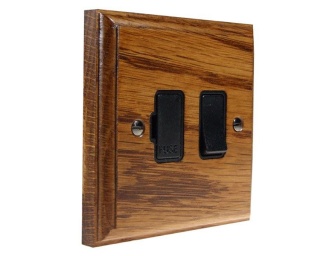 Medium Oak Switches & Sockets