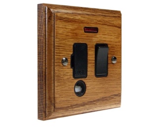 Medium Oak Switches & Sockets