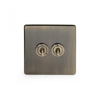 Aged Brass Sockets & Switches