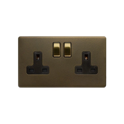 Chelsea Solid Brass 1 Gang IP65 Outdoor 13A Socket