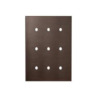 Heritage Bronze 9 Gang TM Module Grid Switch Plate - The Palaces Collection