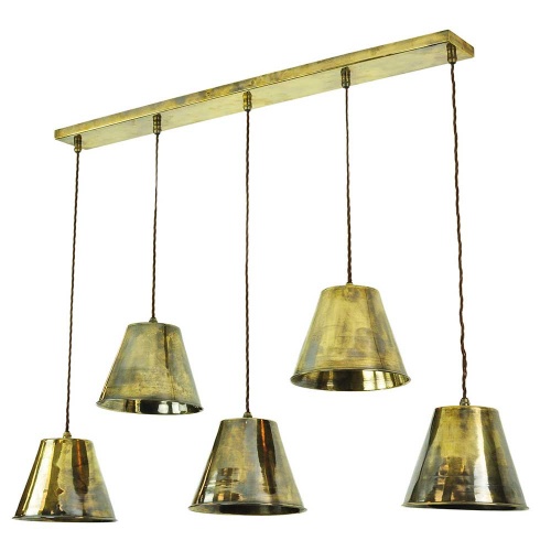 Map Room 5 Light Pendant