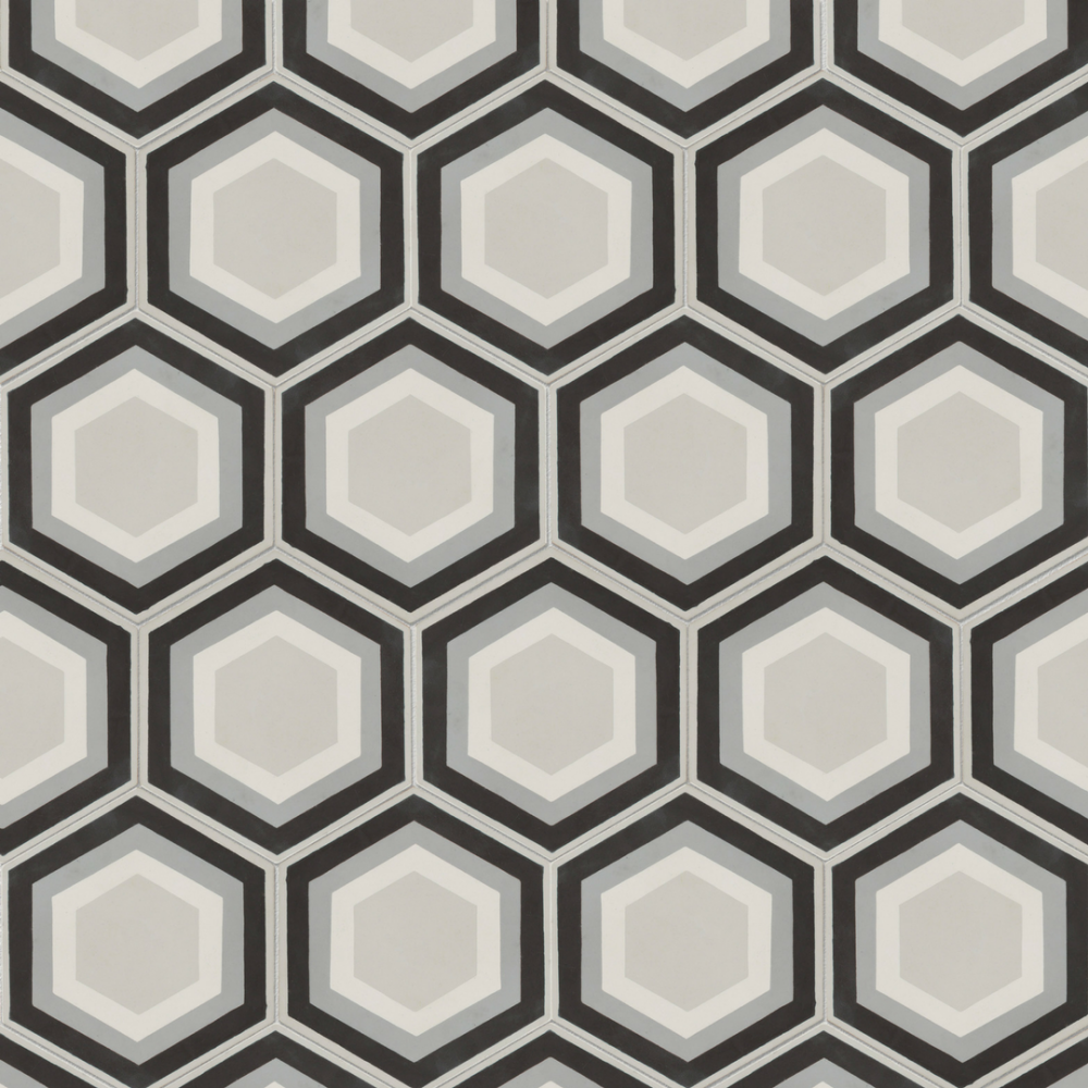 Patisserie Monochrome Pattern Tile