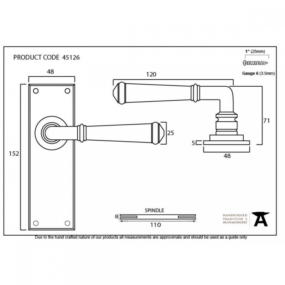 Pewter Regency Lever Latch Set