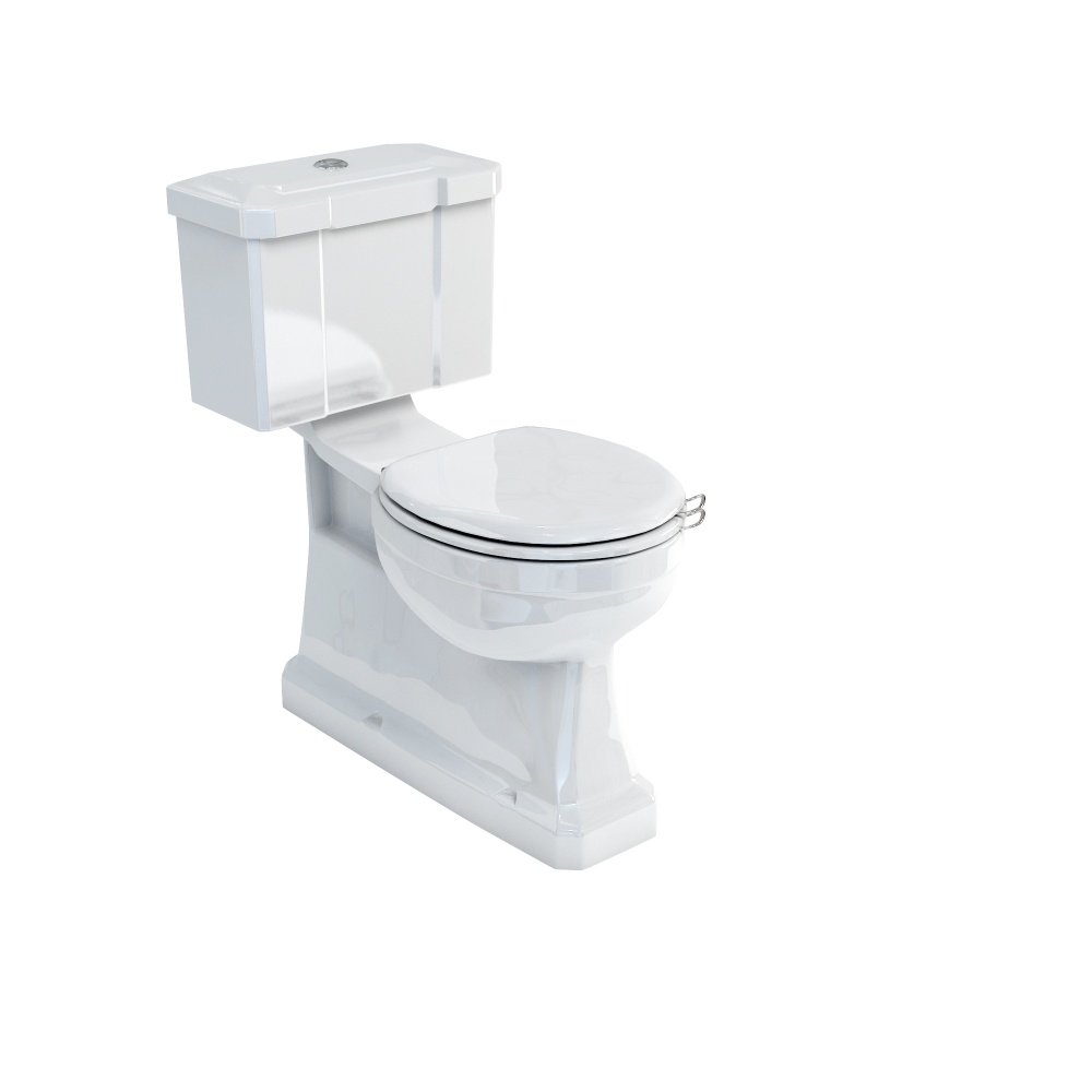 Concealed Bottom Outlet Close-coupled WC With Slimline Rear