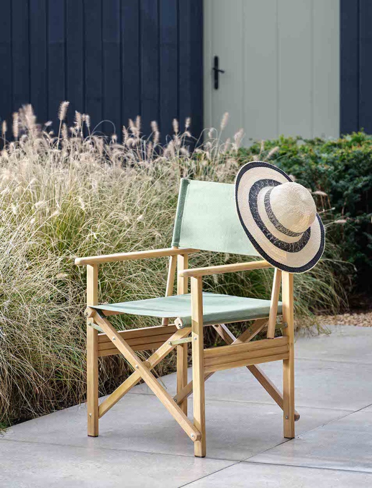 Hayle Directors Chair Olive Green