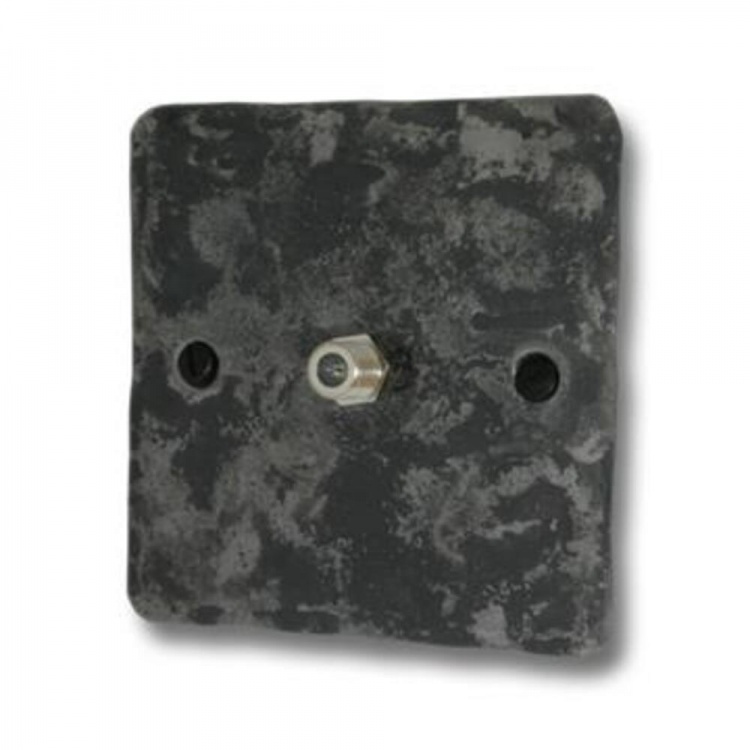 Flat Rustic Single Satellite Socket