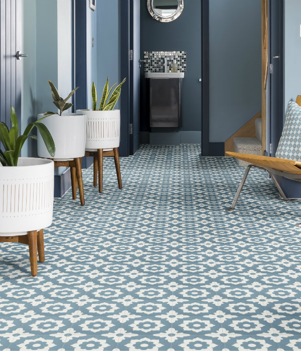 Floris Denim Pattern Tile