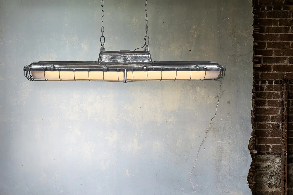 Warwick Aluminum Industrial Strip Large Pendant Light - The Statement ...