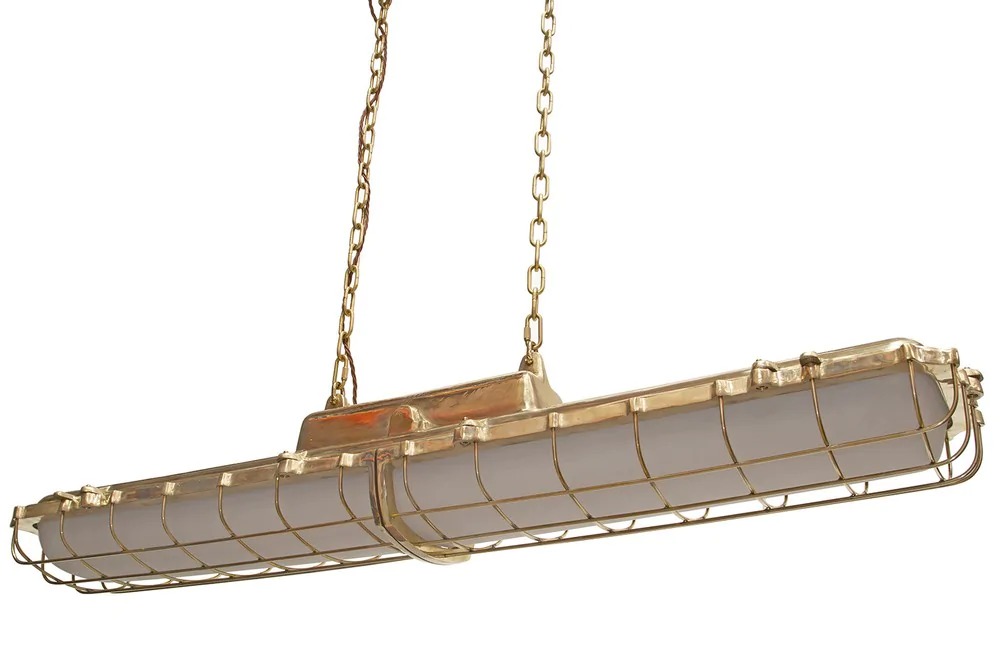Warwick Brass Industrial Strip Large Pendant Light - The Statement ...