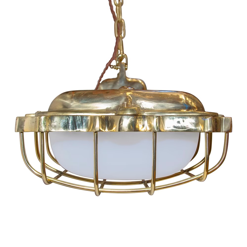 Warwick Brass Industrial Strip Large Pendant Light - The Statement ...