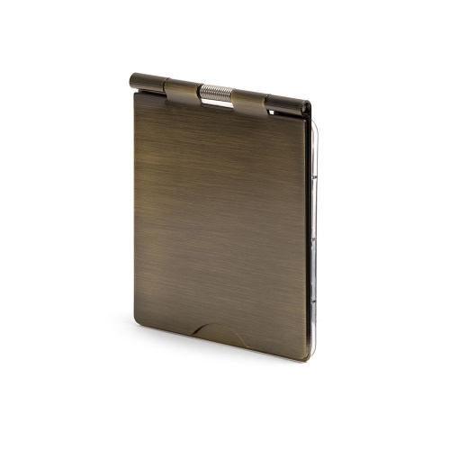 The Charterhouse Collection Aged Brass 13A 1 Gang Euro Module Floor Socket