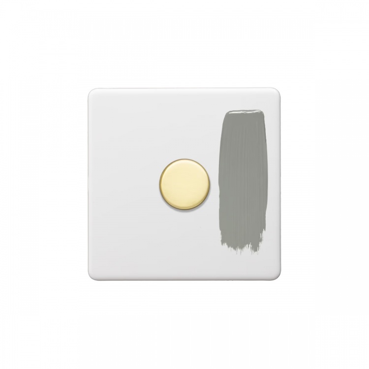 Primed Paintable 1 Gang 2 -Way Intelligent Dimmer 150W LED (300w ...