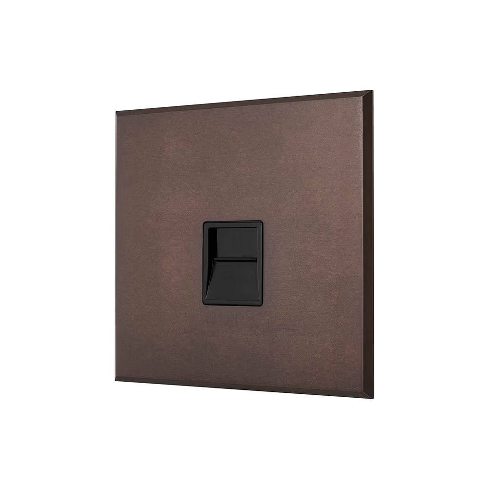 Heritage Bronze 1 Gang BT Secondary Telephone Socket with Black Insert ...
