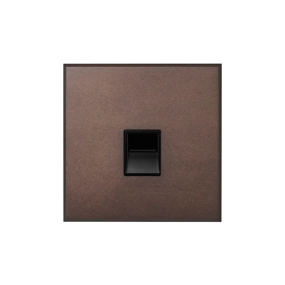 Heritage Bronze 1 Gang BT Secondary Telephone Socket with Black Insert ...