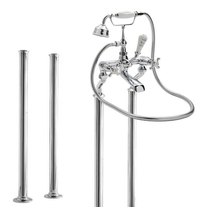 BC Designs Victrion Traditional Cast Bath Legs for Mixer