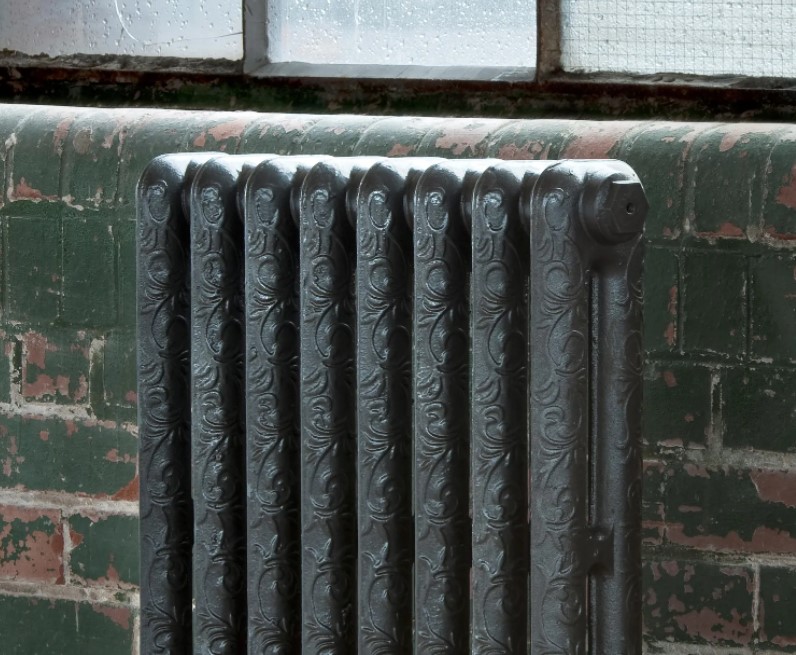 Art Nouveau Arroll Cast Iron Radiator 750mm