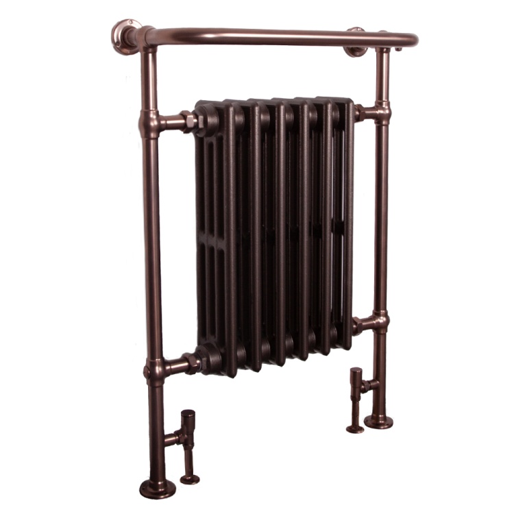 Broughton Heated Towel Rail Copper