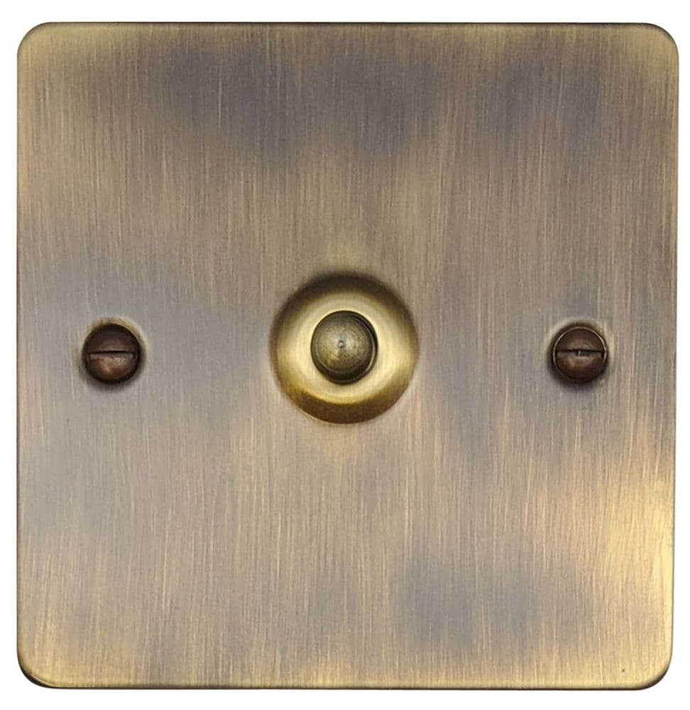 Flat Antique Bronze Toggle Switch (1 Gang)