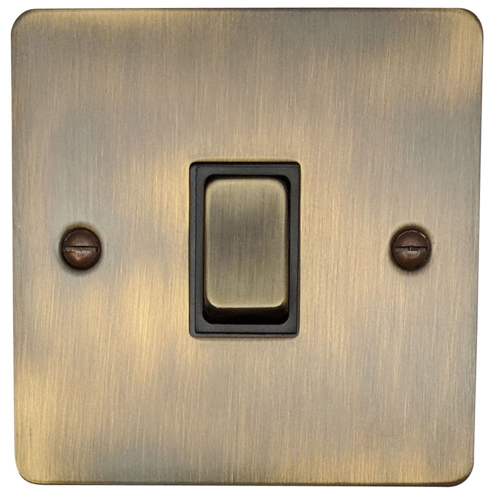 Flat Antique Bronze Switch (1 Gang)