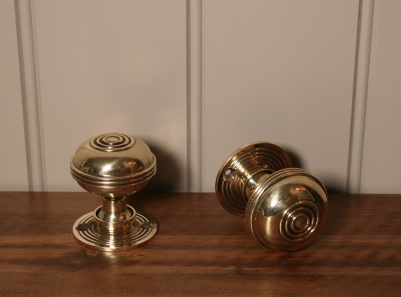 Bloxwich Door Knobs - Brass