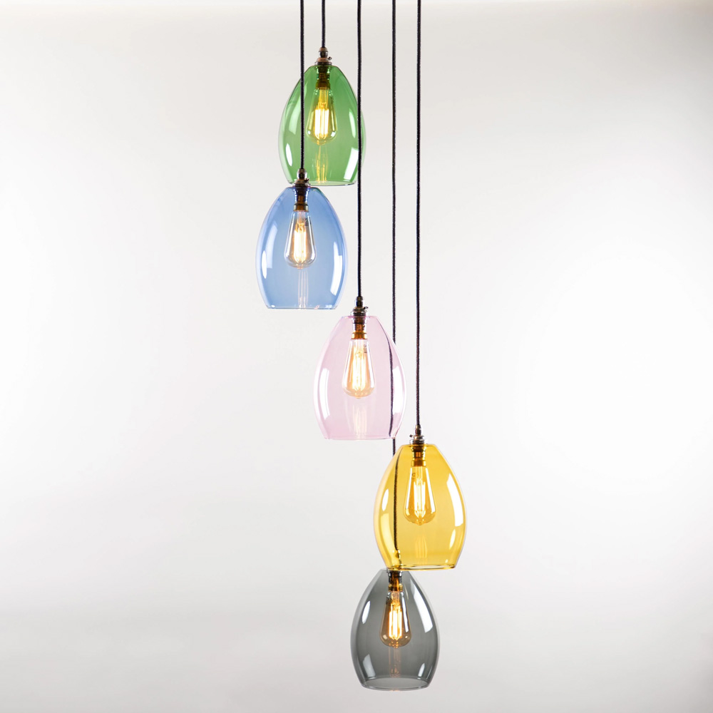 Jules Medium 5 Colour Cluster Light