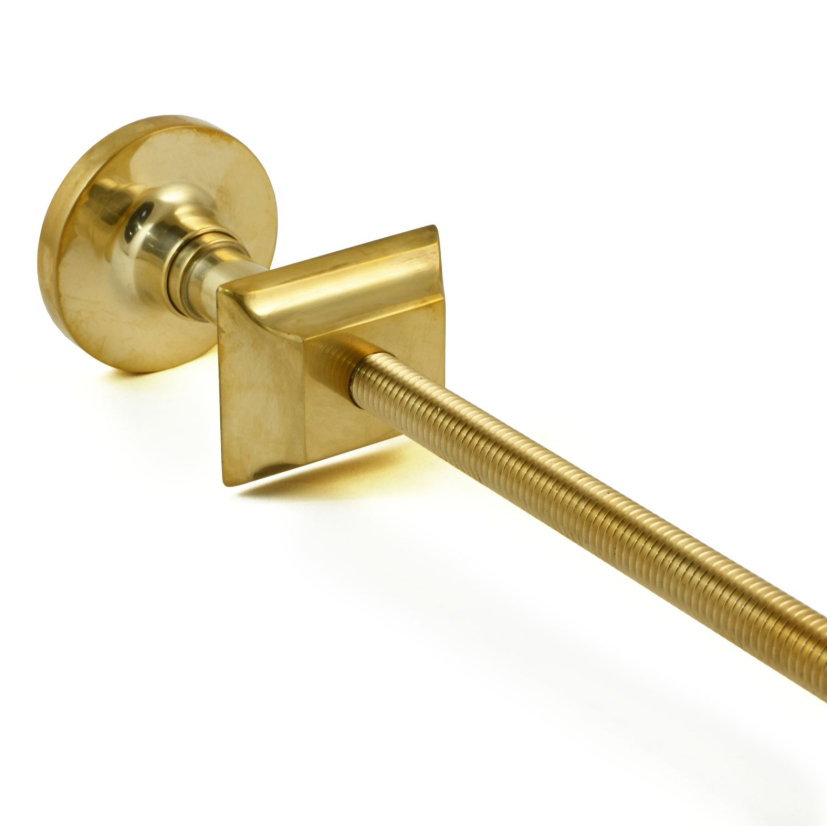 Cast Iron Radiator Wall Stay Unlacquered Brass