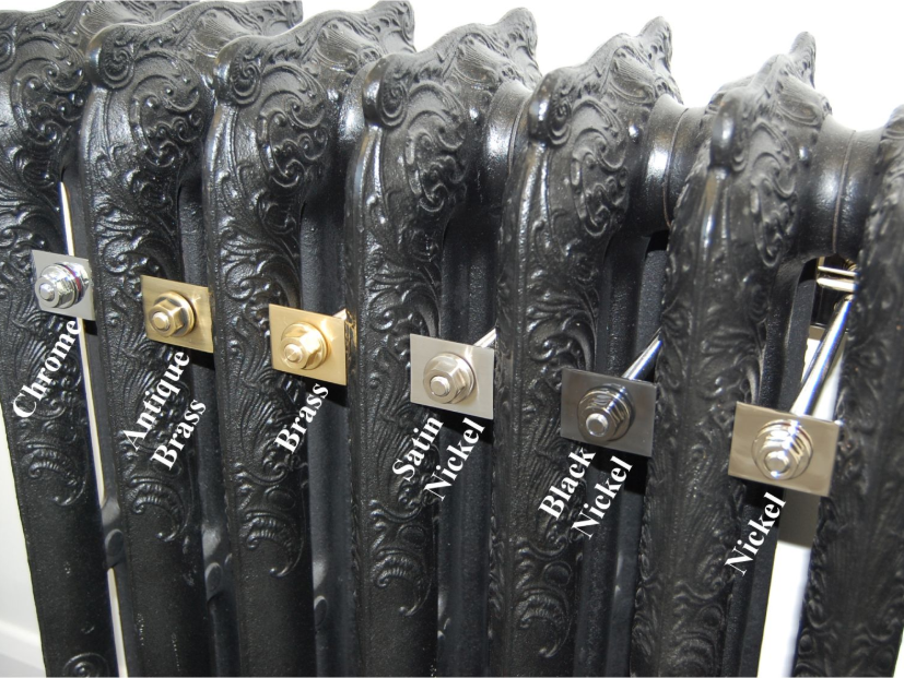 Cast Iron Radiator Wall Stay Unlacquered Brass