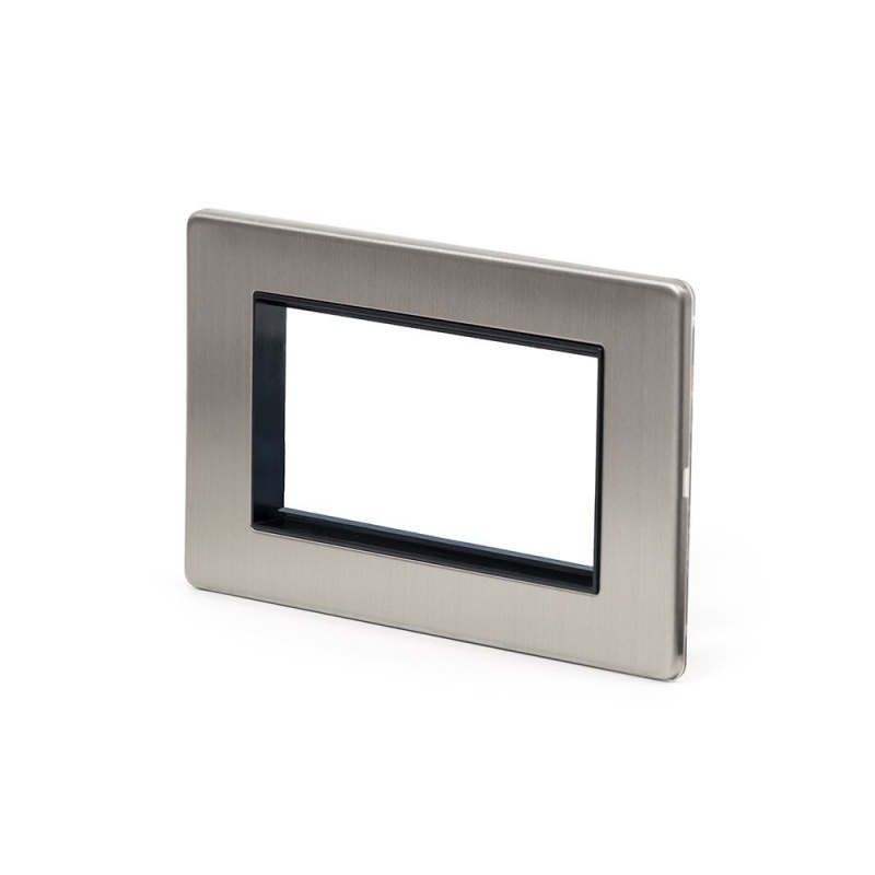 The Lombard Collection Satin Steel Luxury Metal Double Data Plate 4 ...
