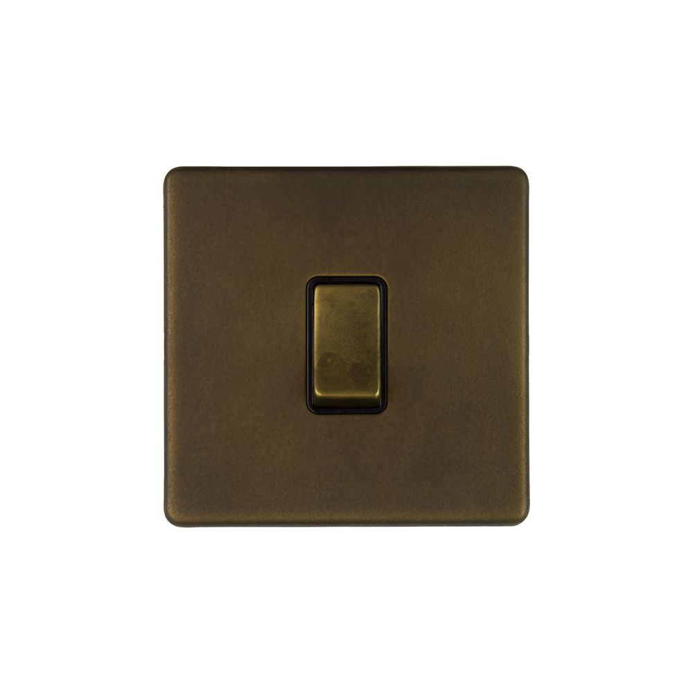 Vintage Brass 1 Gang 20 Amp Switch