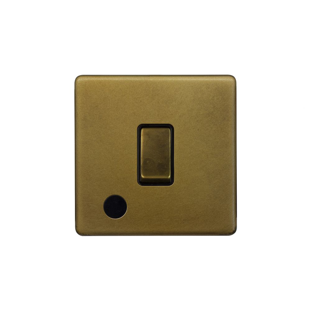 Lighting Old Brass 1 Gang Flex Outlet 20 Amp Switch