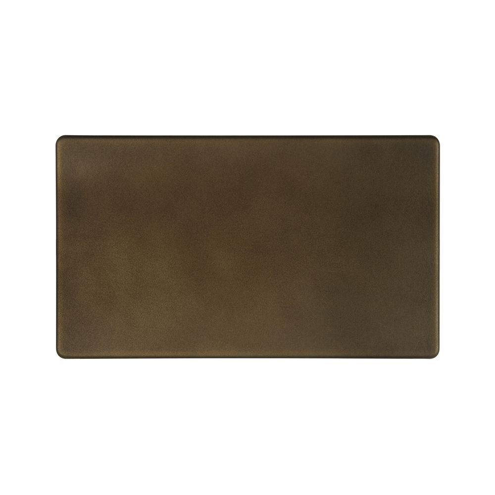 Vintage Brass metal Double Blanking Plate