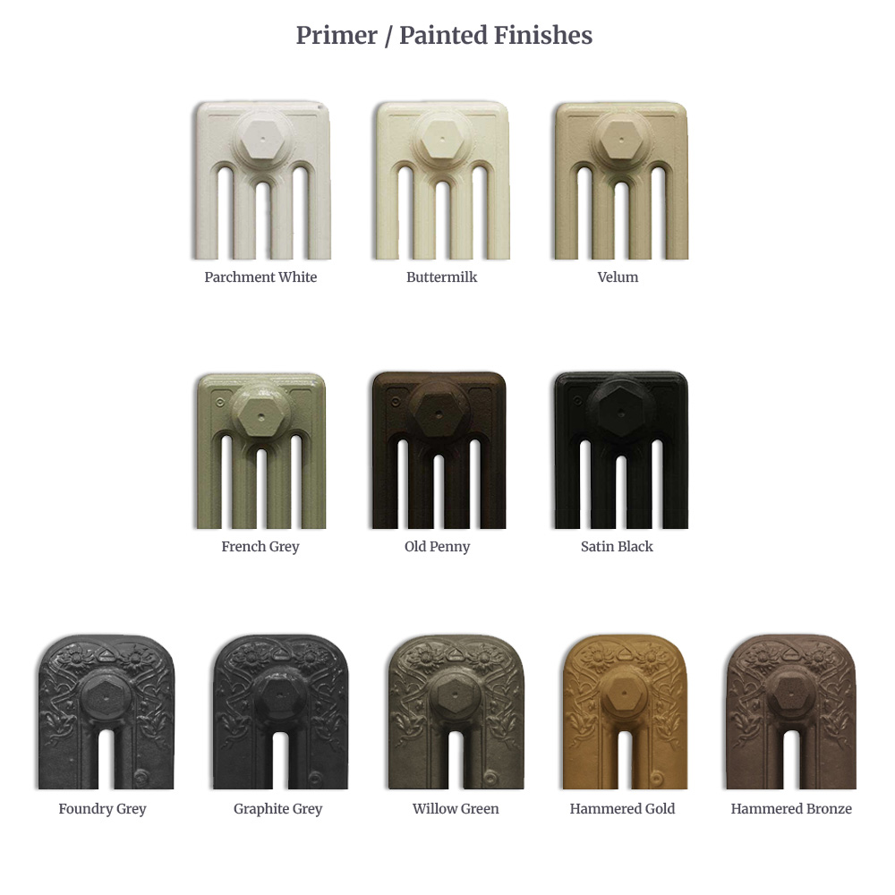 Enderby 2 Column Steel Radiator 1910mm 6 Section