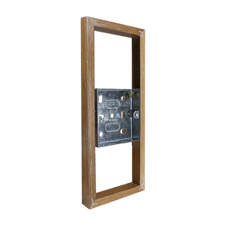 Classic Wood 18mm Surface Mounting Wall Box for 3G Bakelite Vertical ...