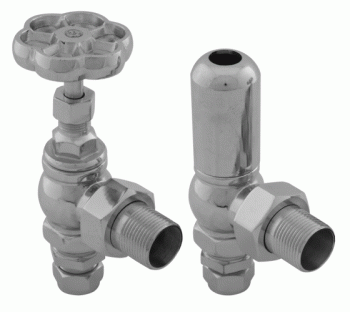 The Victorian Cast Iron Radiator Valve Chrome