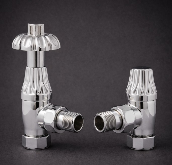 Winchester Chrome TRV Radiator Valves (Pair)
