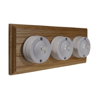 White Bakelite Switches