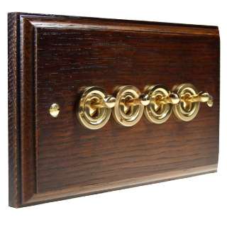 Dark Oak Wood Switches