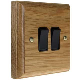 Light Oak Wood Switches