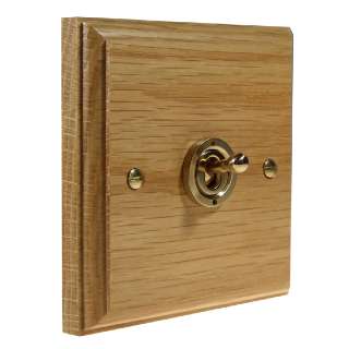 Light Oak Wood Switches