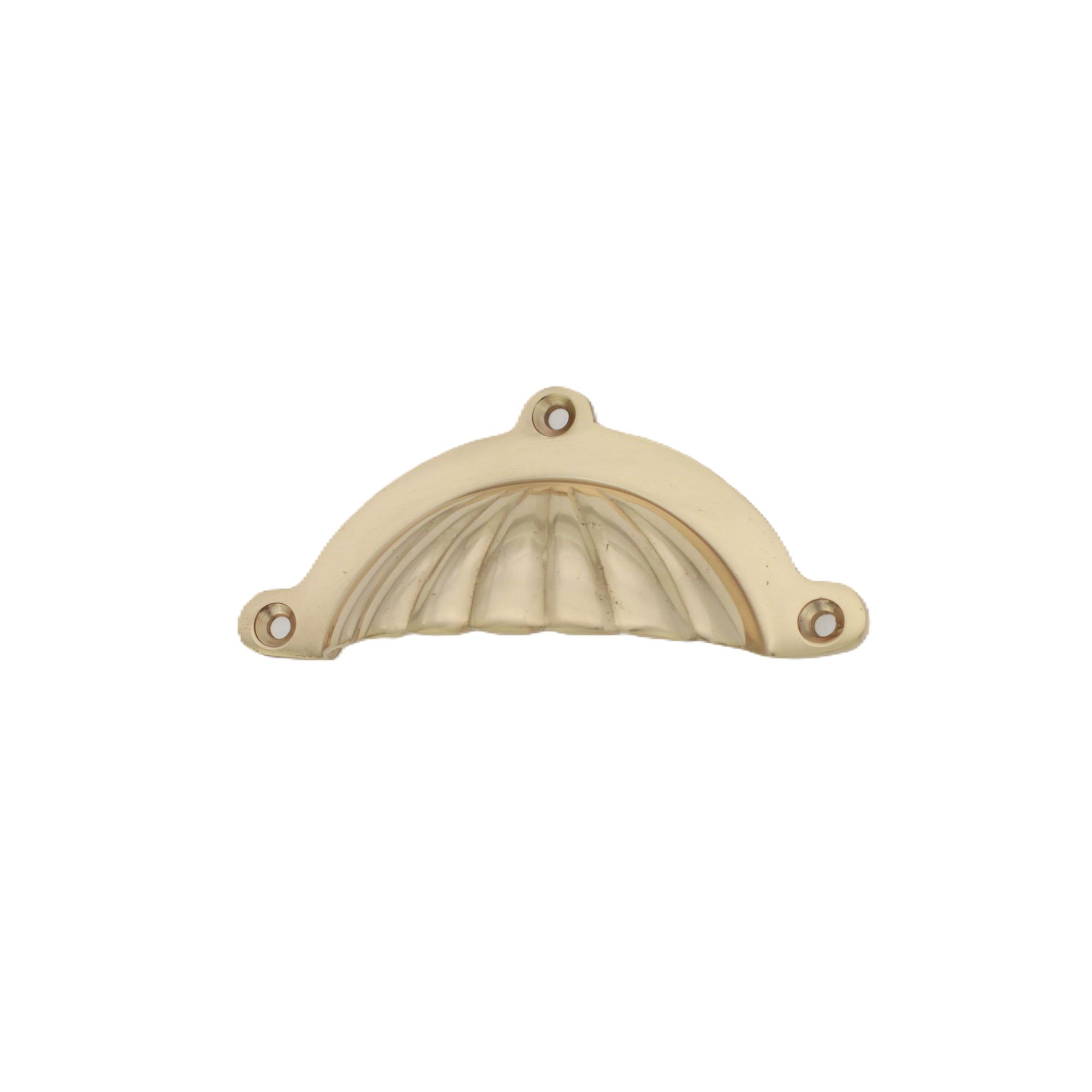 Shell Cup Pull Antique Brass